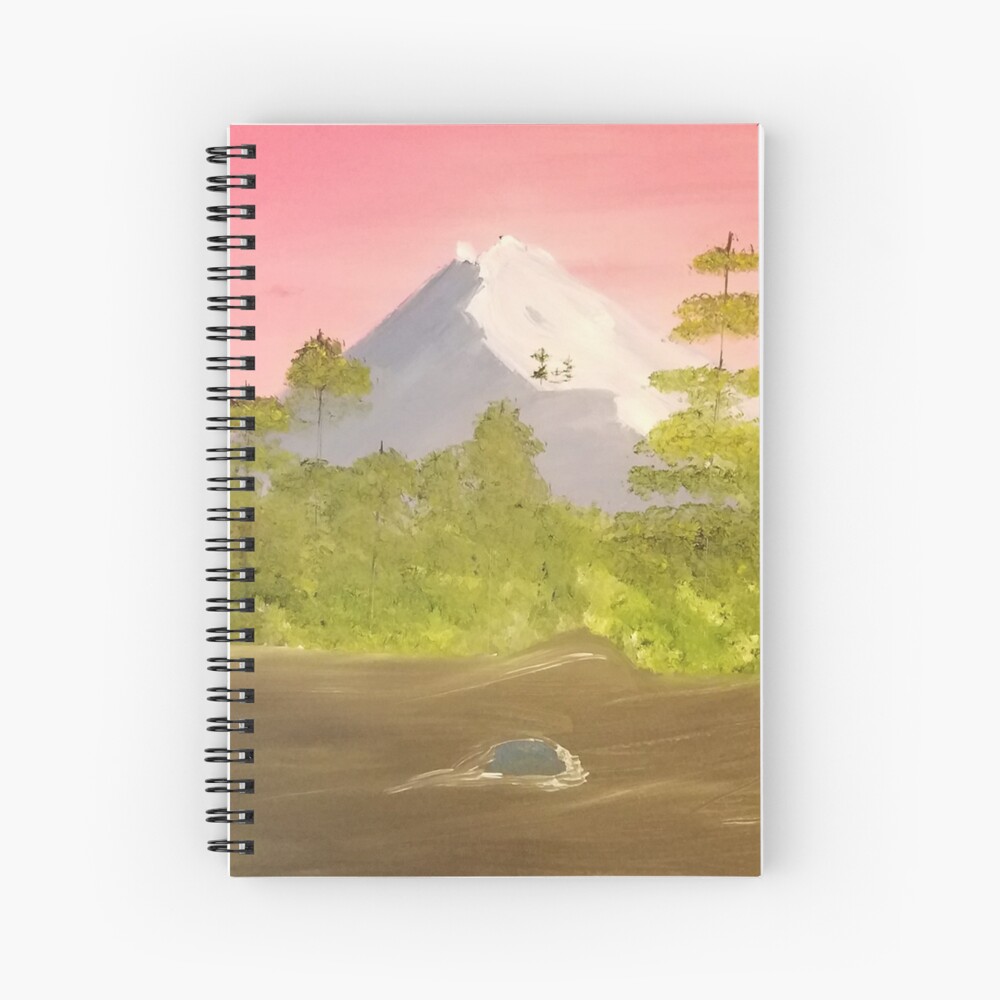 "Mountain Landscape" Spiral Notebook by rcherland | Redbubble