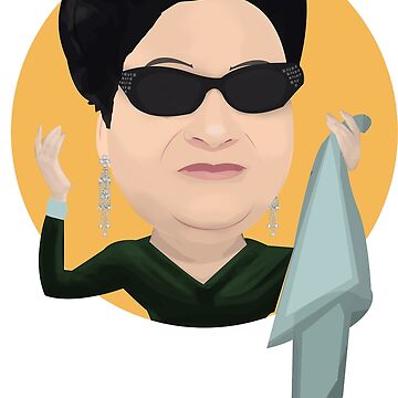 "Um Kalthoum" Greeting Card for Sale by anas badran | Redbubble