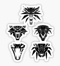 Witcher Stickers | Redbubble