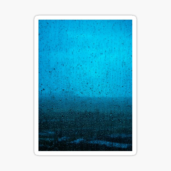 "Blue Monsoon" Sticker for Sale by nehagupta | Redbubble