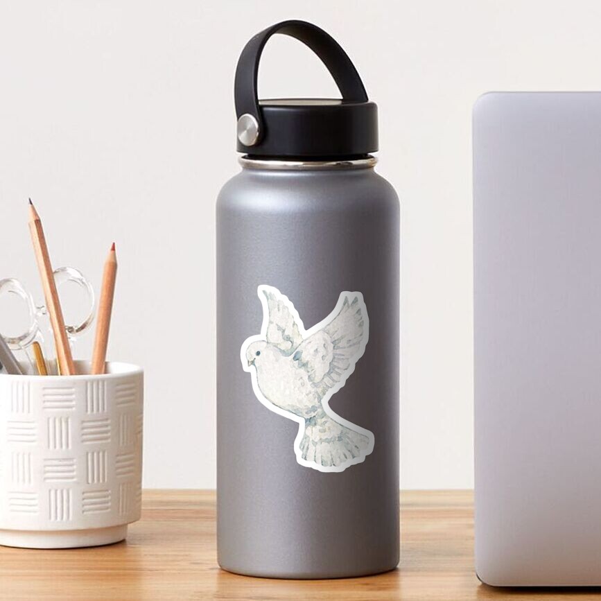 "White Dove" Sticker by ArtofPaperCraft | Redbubble