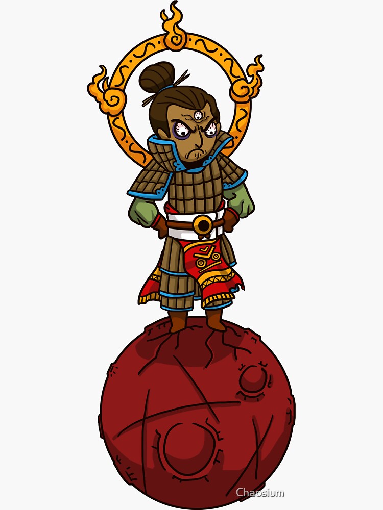 "Sheng Seleris, the Little Angry Prince by Kalin Kadiev" Sticker by ...