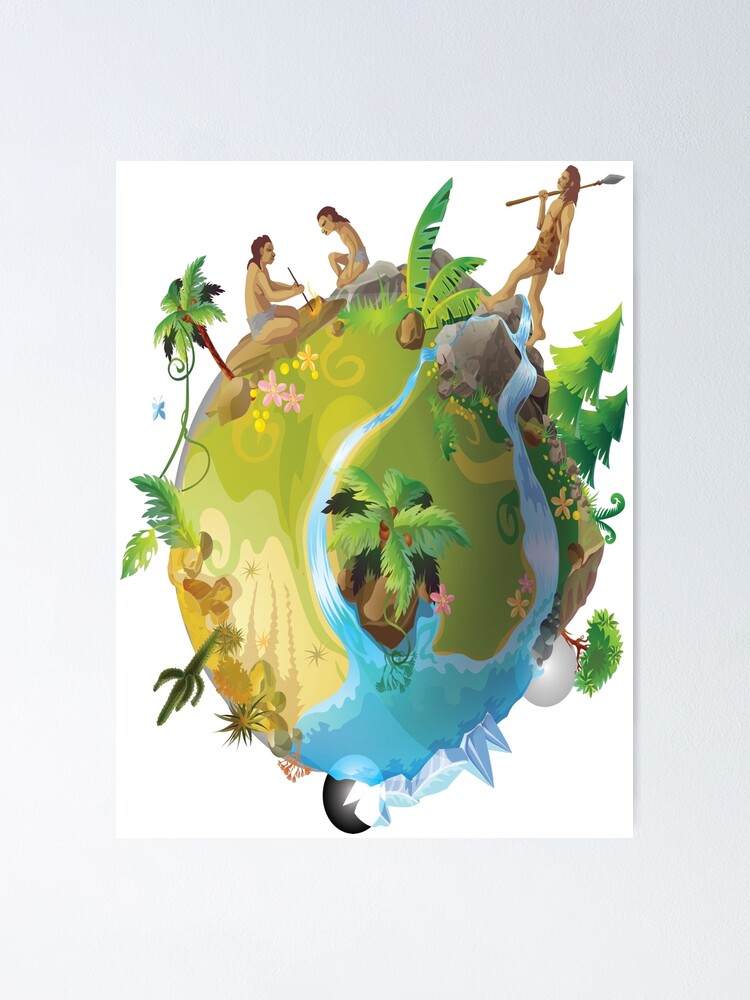 "Stage 7 Evolution of Earth Planet Earth " Poster for Sale by ...