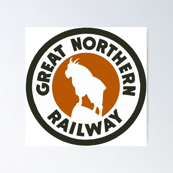"Great Northern Railway - Round Logo" Poster for Sale by cassowary0 ...