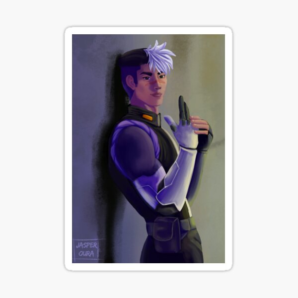 "Voltron Shiro" Sticker for Sale by jasperoura | Redbubble