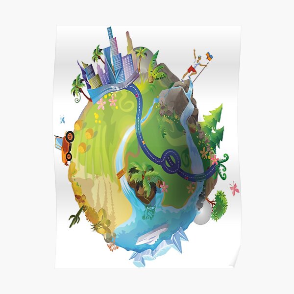 "Stage 8 Evolution of Earth Planet Earth " Poster for Sale by ...