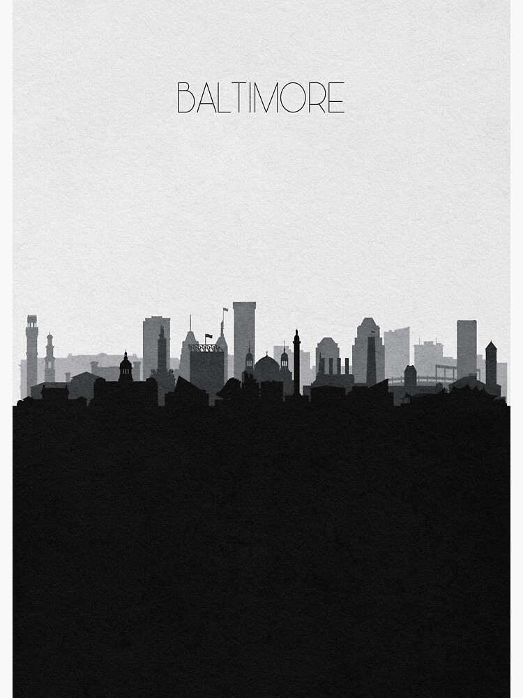"Travel Posters | Destination: Baltimore - 2" Sticker by geekmywall ...