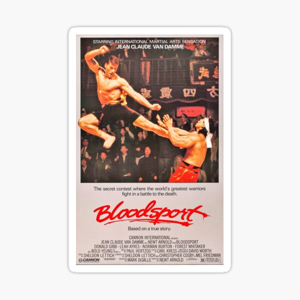 Bloodsport Movie Stickers | Redbubble
