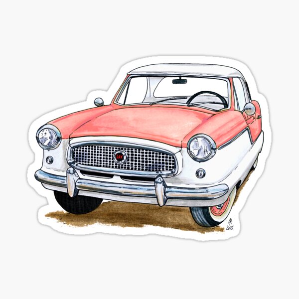 "Nash Metropolitan - Coral Pink" Sticker for Sale by angylroper | Redbubble