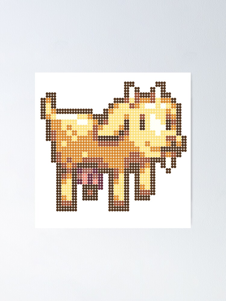 "Stardew Valley Goat" Poster by EuropeanMutty | Redbubble