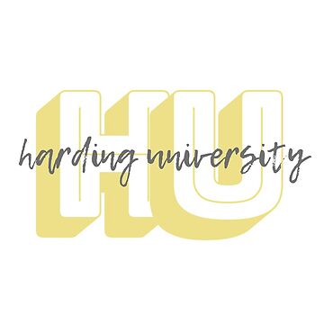 "Harding University Sticker" Sticker for Sale by indiaellison | Redbubble