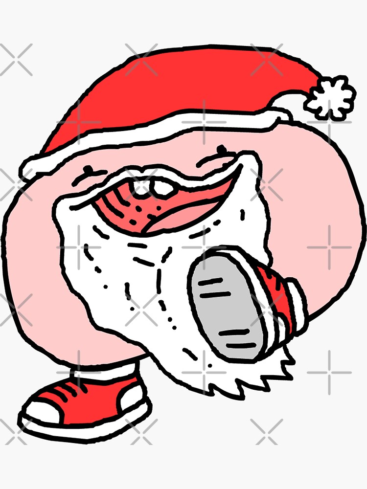 "Willy Bum Bum - Santa Bum" Sticker for Sale by BlankSpacePub | Redbubble