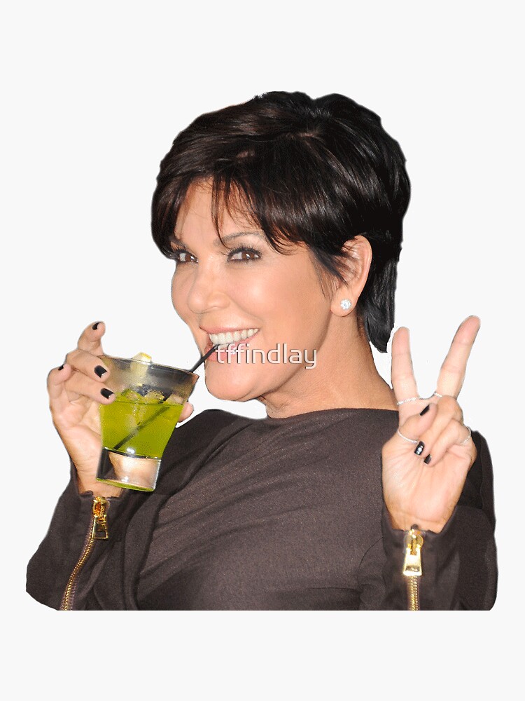"Kris Jenner" Sticker for Sale by tffindlay | Redbubble