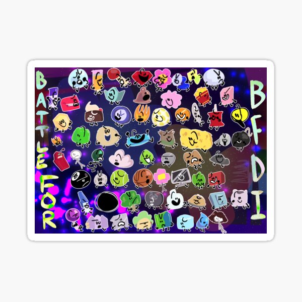 Bfdi Stickers | Redbubble
