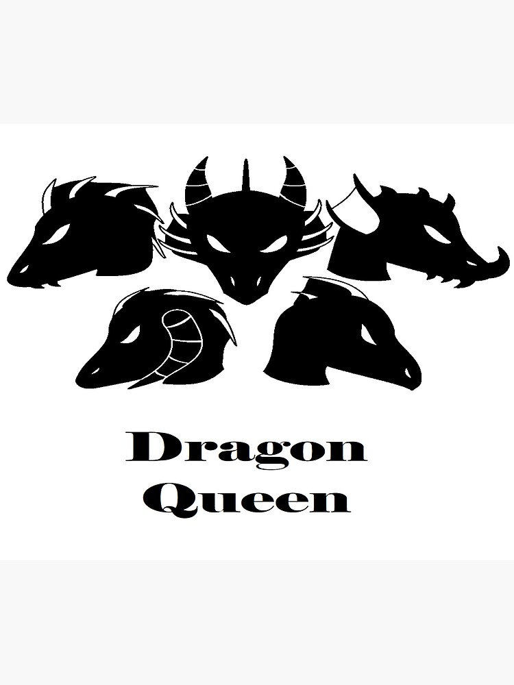 "Dragon Queen Logo" Poster for Sale by Ninjaenderman38 | Redbubble