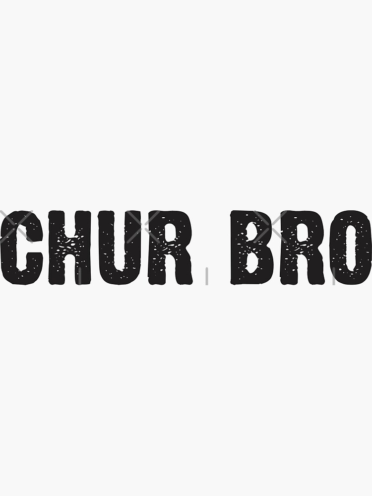 "Chur Bro" Sticker for Sale by Kiwidom | Redbubble