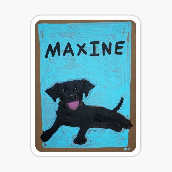 "Maxine" Sticker by blenovitz | Redbubble