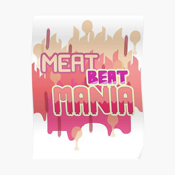 "Steven Universe - Meat Beat Mania" Poster by luvusagi | Redbubble