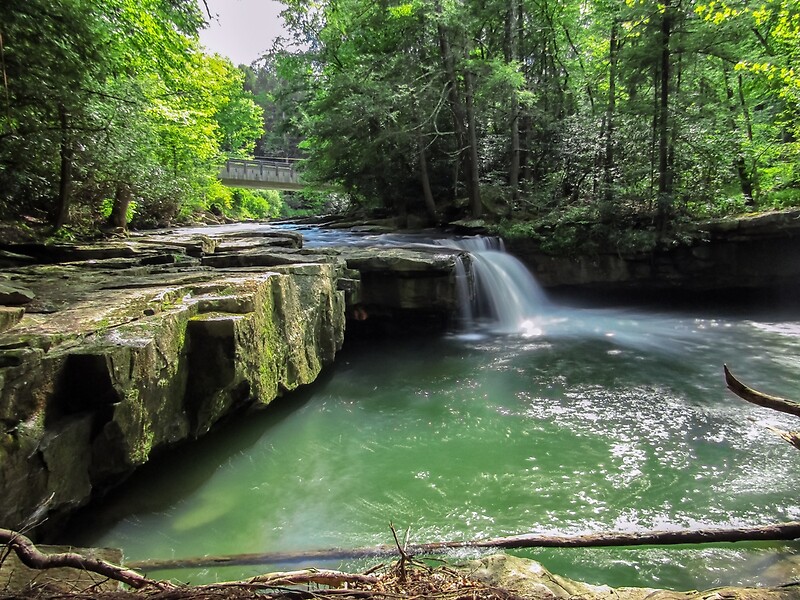 "Hominy Falls " by Paul Lubaczewski | Redbubble