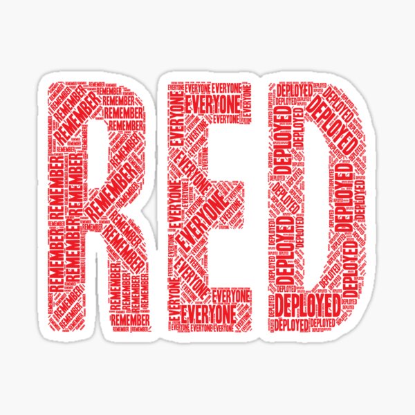 "Remember Everyone Deployed Word Cloud" Sticker for Sale by KaiDad ...