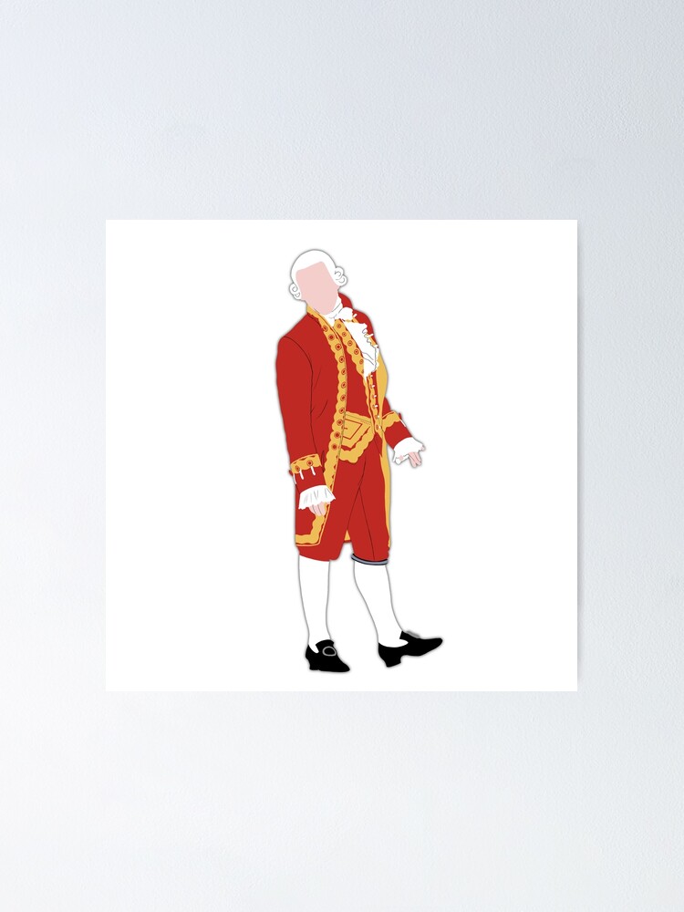 "Abstract Hamilton - King George III" Poster by Raseon | Redbubble