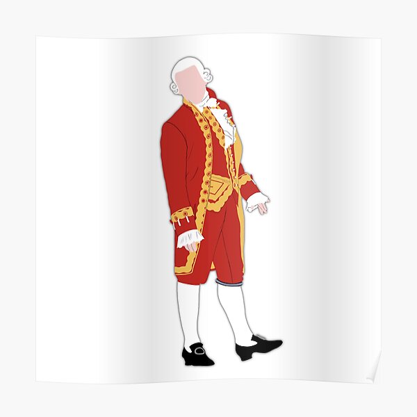 "Abstract Hamilton - King George III" Poster by Raseon | Redbubble