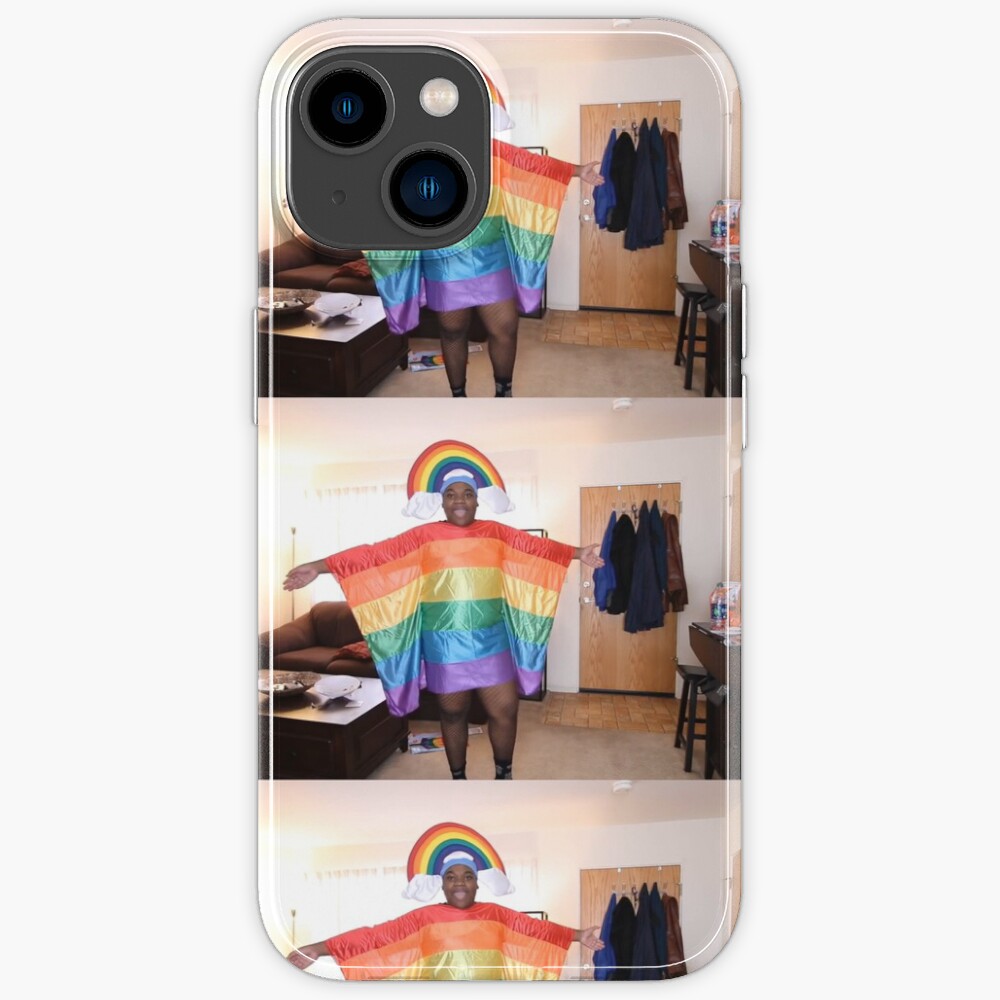 "macdoesit rainbow outfit" iPhone Case for Sale by samanthagisser ...