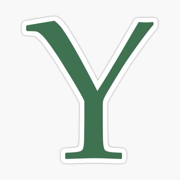 "Letter Y" Sticker for Sale by WCPlanner | Redbubble