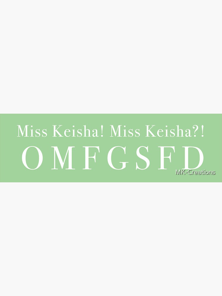 "Miss Keisha Vine" Sticker by MK-Creations | Redbubble
