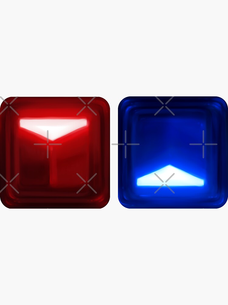 "Beat Saber - V2 Block Pattern" Sticker for Sale by JessySketches ...