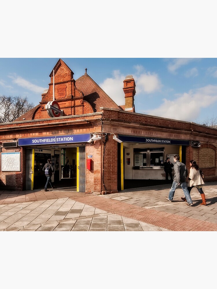 "Southfields Tube Station" Poster for Sale by AntSmith | Redbubble