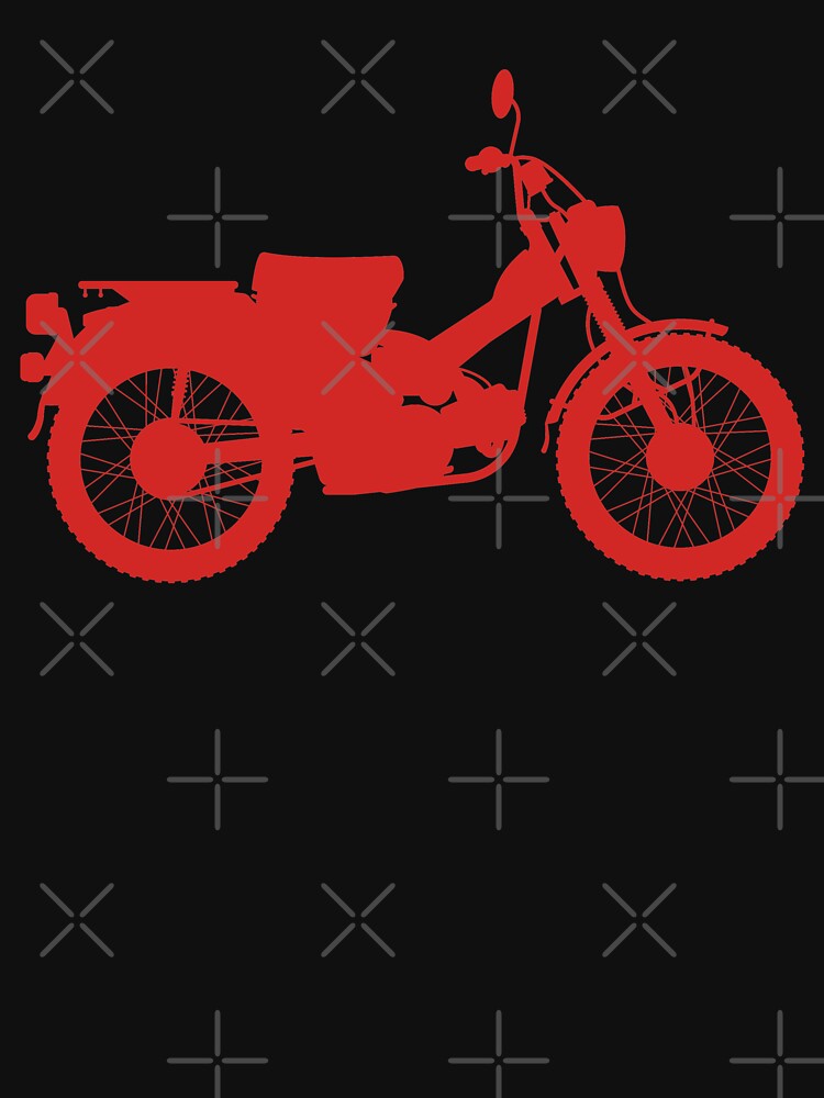 "Honda CT110 Postie Bike - Red Silhouette " T-shirt for Sale by StudioFloyd | Redbubble | ct110 ...