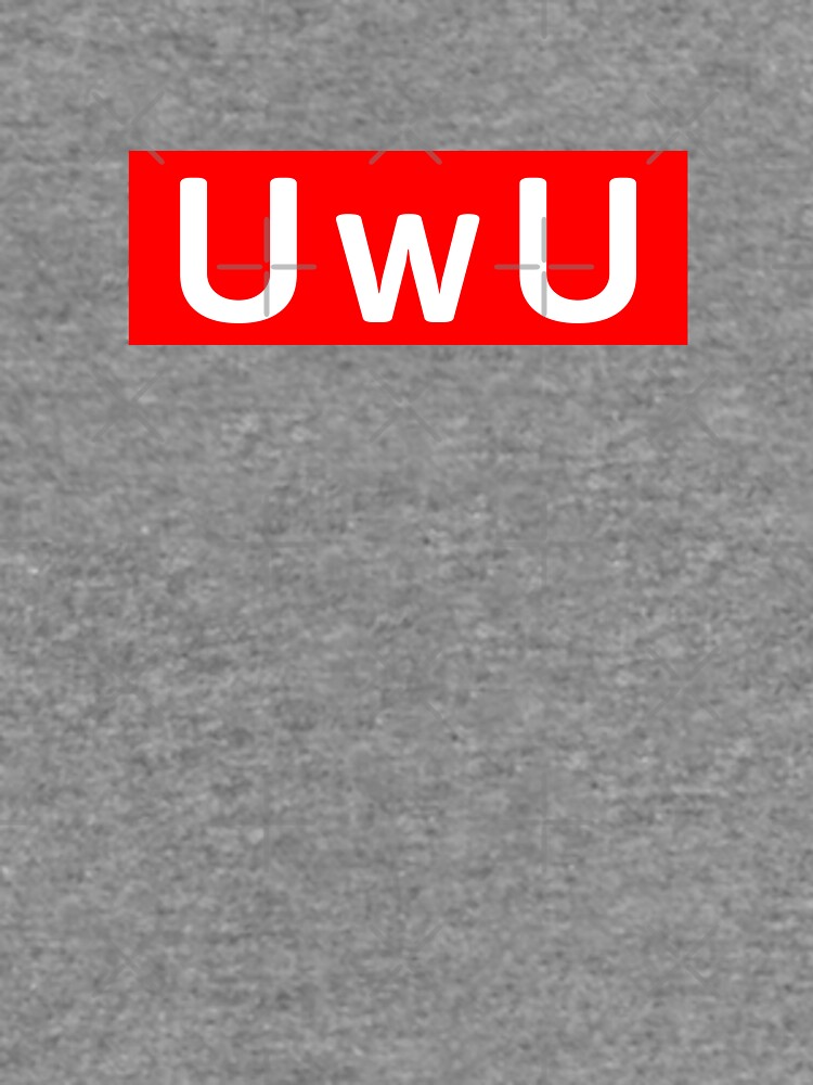 "uwu ( UwU ) emoji - Funny happy anime emoticon meme" Lightweight ...