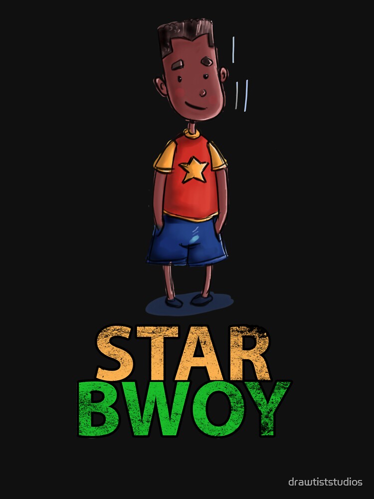 "STAR BWOY" T-shirt for Sale by drawtiststudios | Redbubble | jamaica t ...