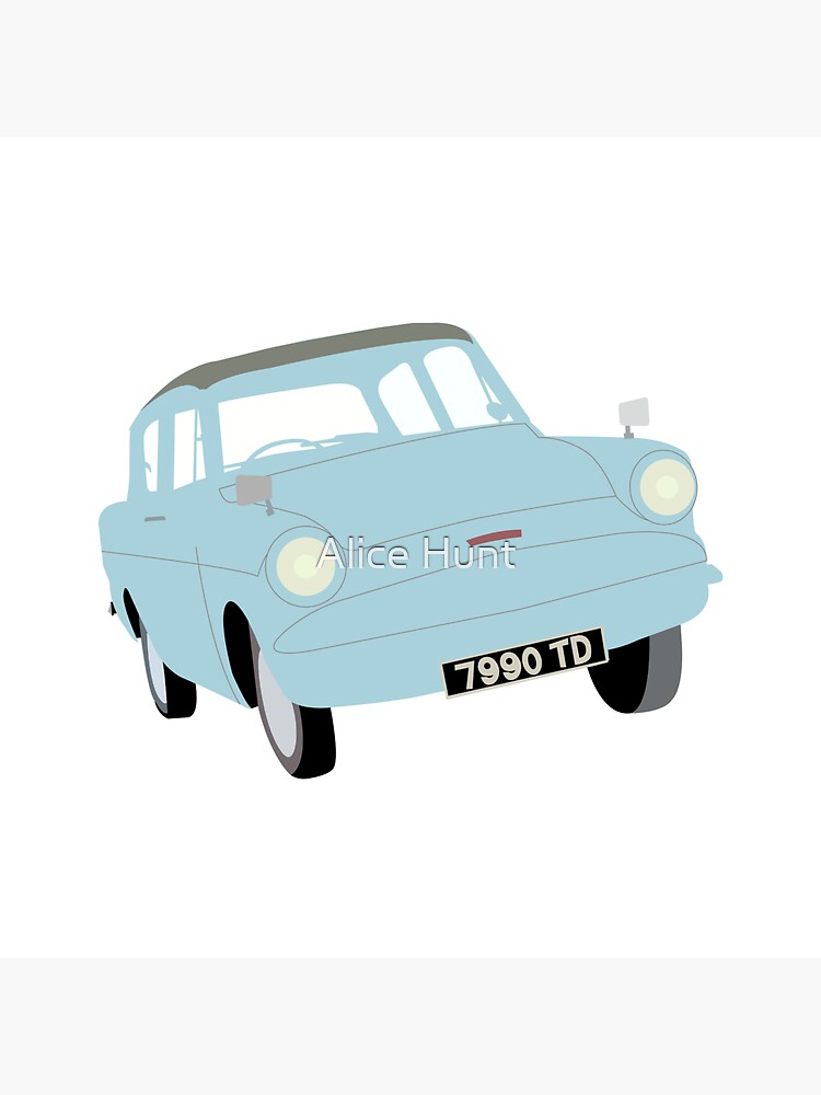 "Flying Car" Sticker for Sale by Alice Hunt | Redbubble