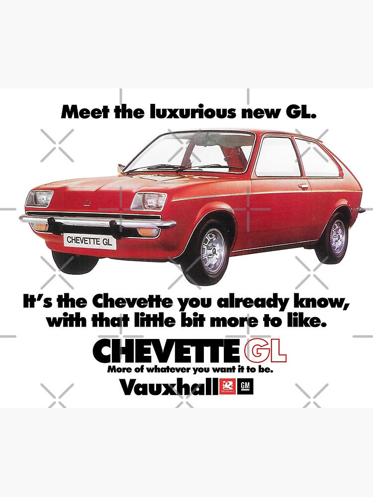 "VAUXHALL CHEVETTE" Poster for Sale by ThrowbackMotors | Redbubble