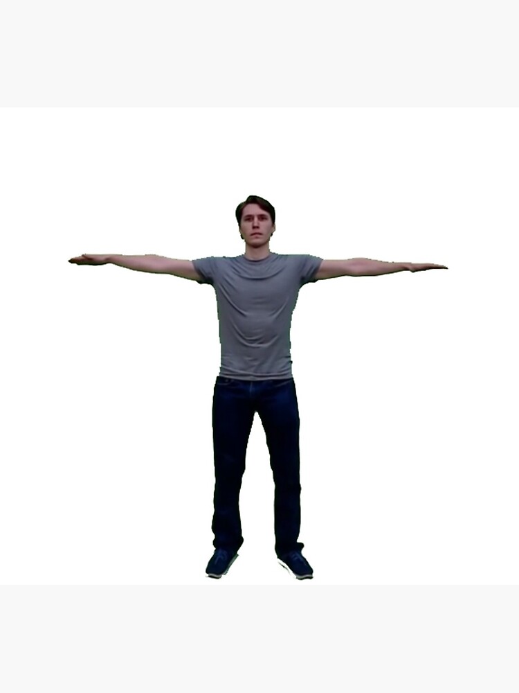 "T-Posing Jerma985" Art Print by tubzbuster | Redbubble