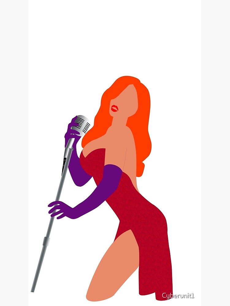 "Jessica Rabbit" Poster by Cyberunit1 | Redbubble