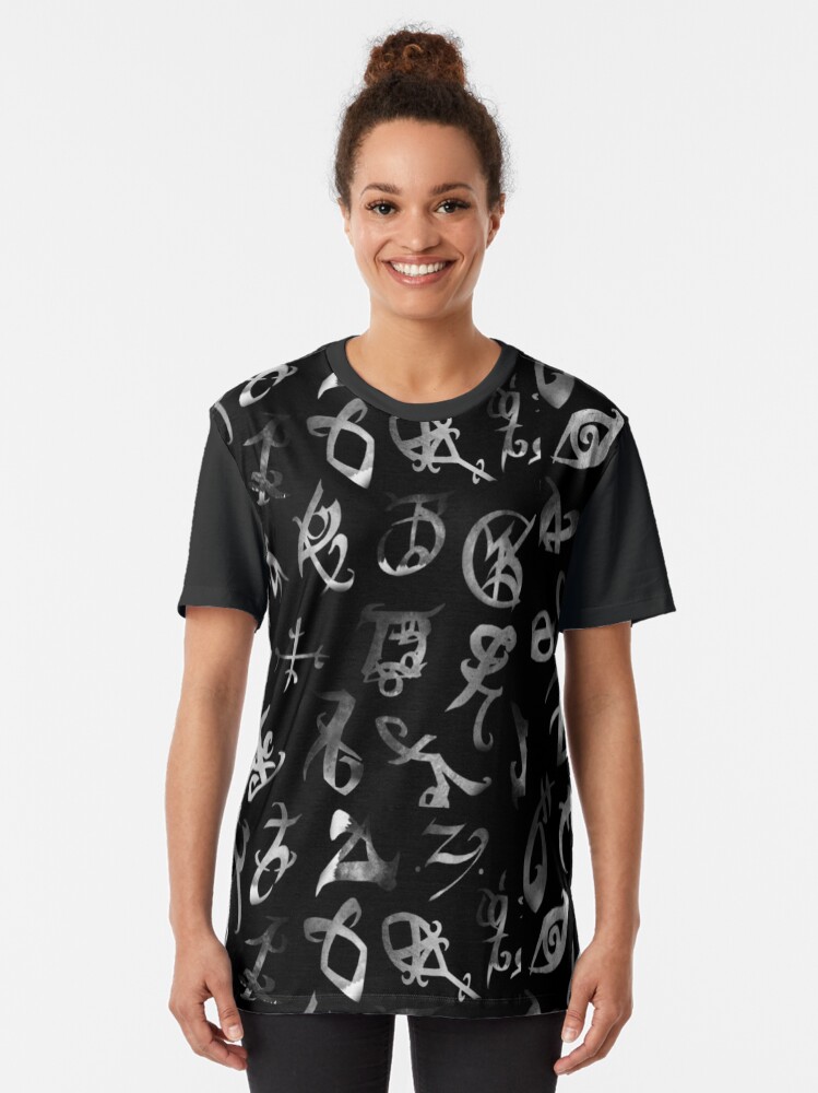 "Silver Runes" T-shirt for Sale by OUaTPreachers | Redbubble ...