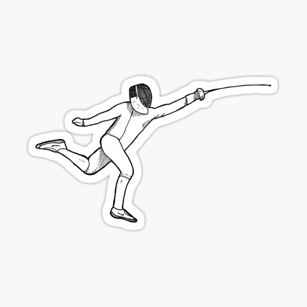 Fencing Stickers | Redbubble