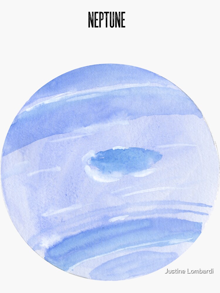 "Neptune" Sticker by myartjourney | Redbubble
