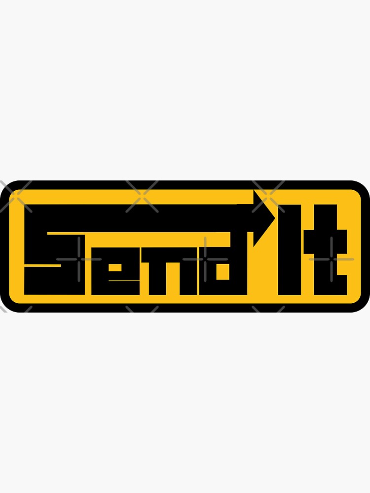 "Send It" Sticker for Sale by Spoof-Tastic | Redbubble