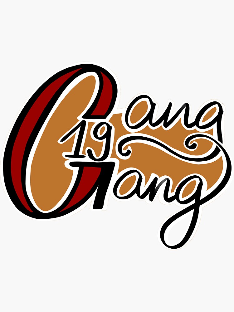 "Gang Gang Logo" Sticker for Sale by togram27 | Redbubble
