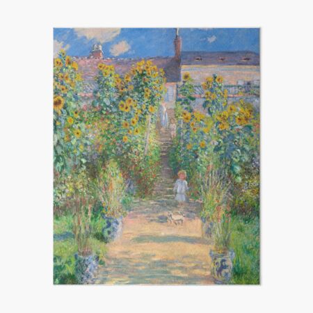 "Claude Monet, The Artist's Garden at Vétheuil, 1881 Painting" Art ...