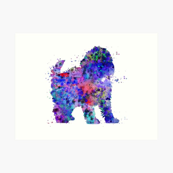 "Labradoodle, Labradoodle watercolor, Labradoodle dog" Art Print for ...