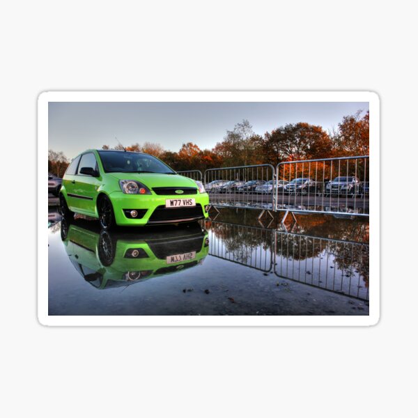 "Reflection of the Green Machine" Sticker by ViczS | Redbubble