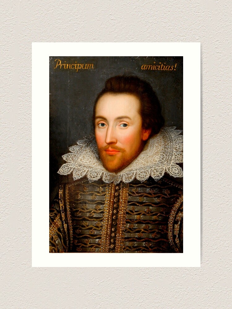 "William Shakespeare-The Cobbe Portrait" Art Print for Sale by ...
