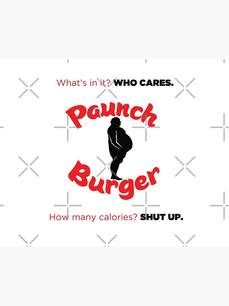 "Paunch Burger" Poster by mcarlsondesigns | Redbubble