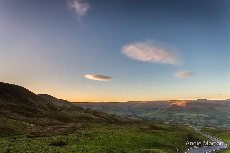 "Edale Skyline" by Angie Morton | Redbubble