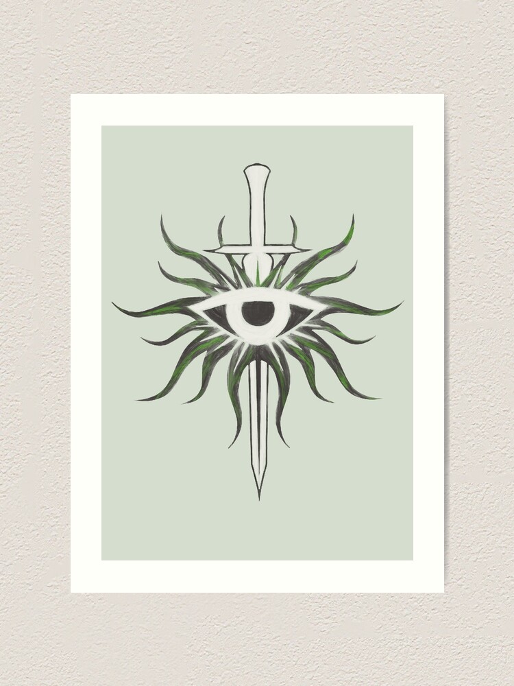 "Dragon Age Inquisition | Inquisition Painted Sigil" Art Print by surik ...